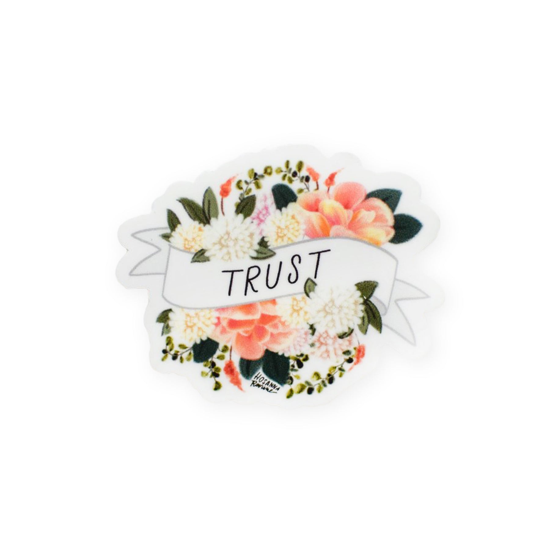 'Trust' Sticker – More Than Wildflowers